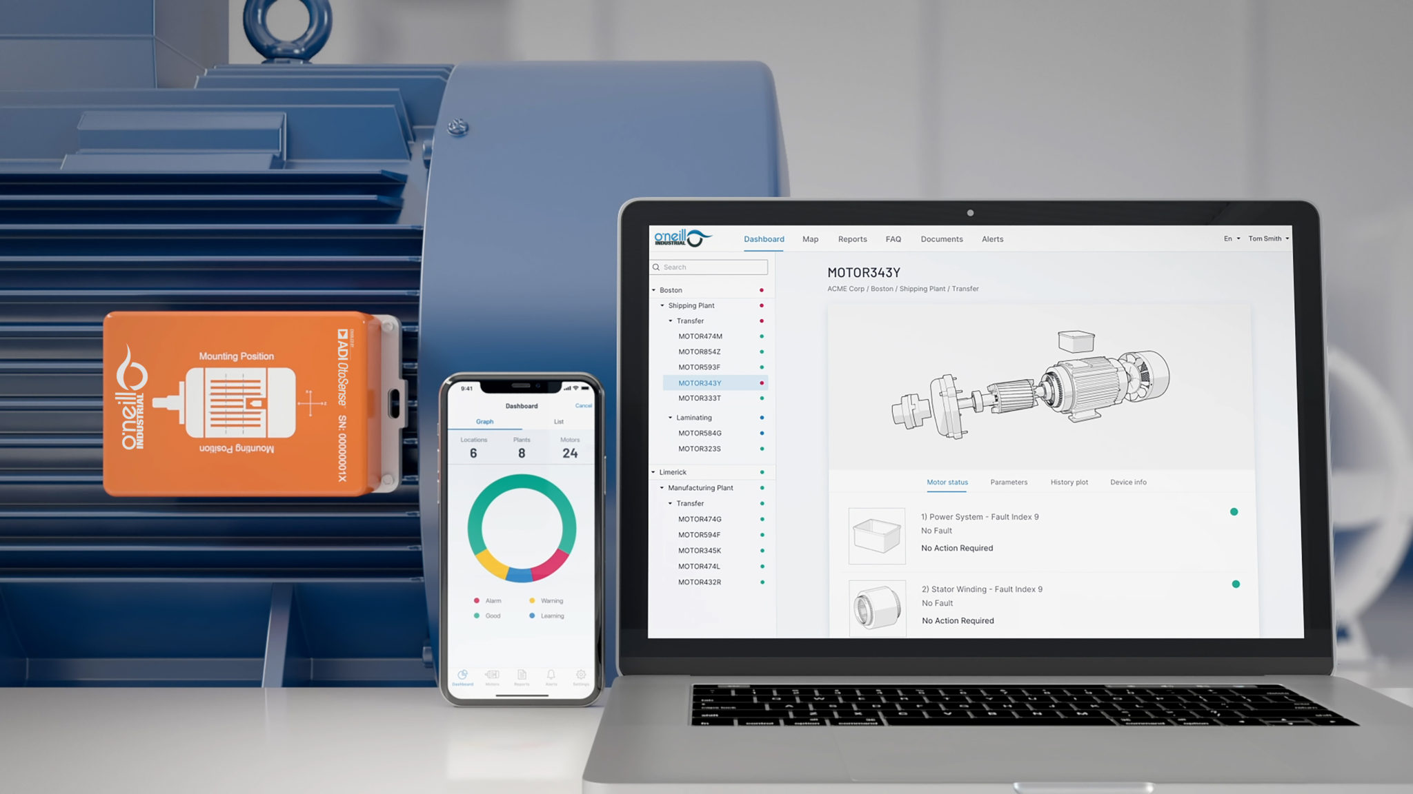 Smart Motor Sensor - O'Neill Industrial